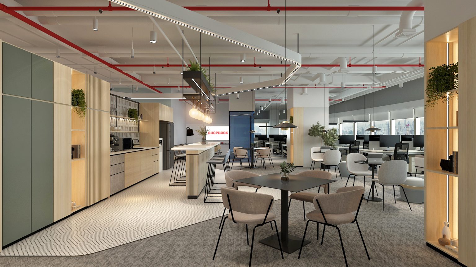 ShopBack Office Interior Design - Office Interior Design Malaysia | IDPM
